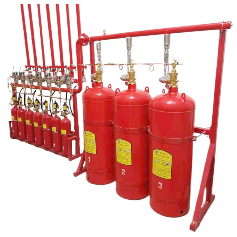 Flexible FM200 Pipe Network System Clean Agent Fire Fighting System For ...
