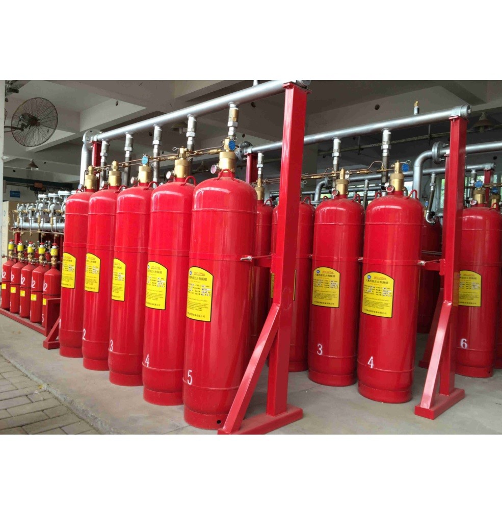 Flexible FM200 Pipe Network System Clean Agent Fire Fighting System For ...