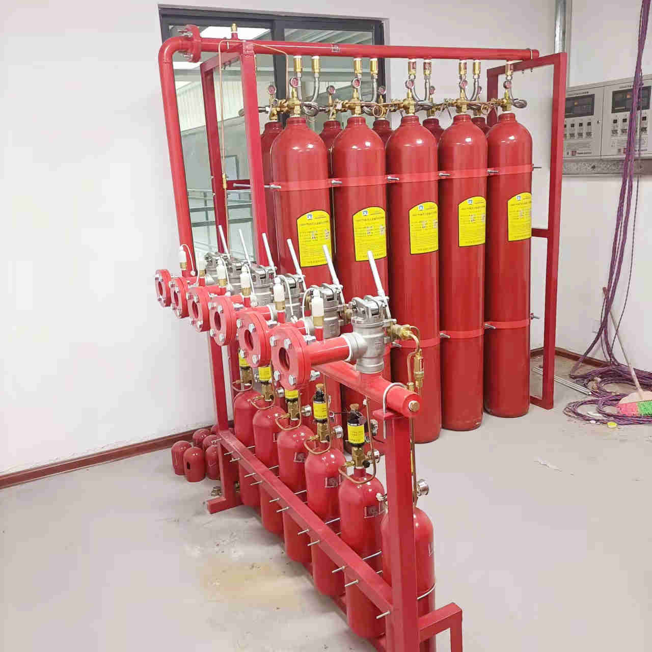Efficiency IG Inert Gas Fire Suppression System 15MPa 20MPa For Fire Risk Reduction