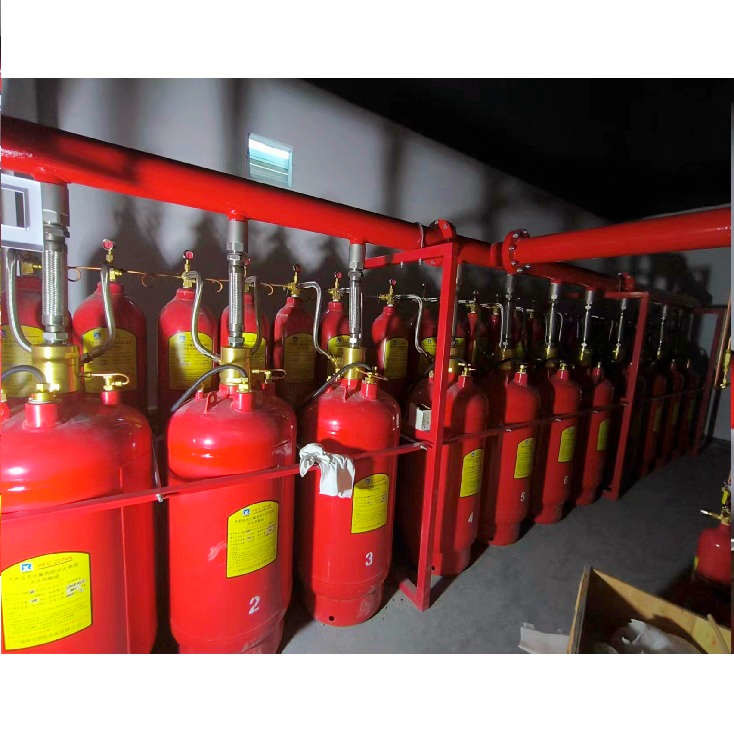 Manual Automatic FM200 Gas Fire Extinguishing System 120L Colorless And ...