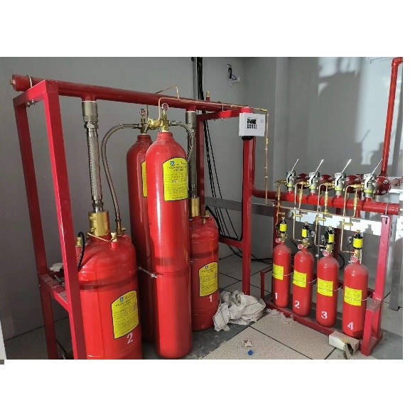 Purity 99.99% FM200 Pipe Network System For Class A Fire Protection ...